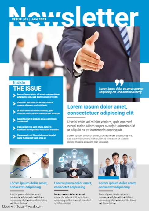 Copy of Newsletter Template | PosterMyWall