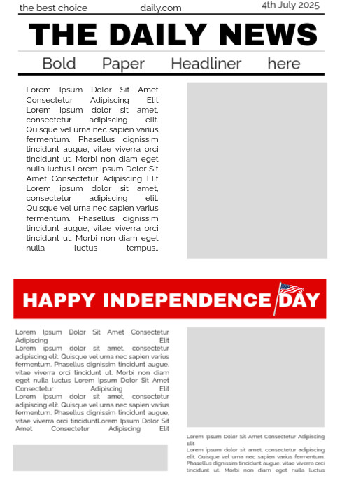 Newspaper Template | PosterMyWall