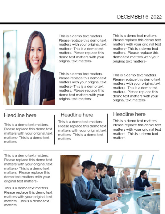 Newspaper Template | PosterMyWall