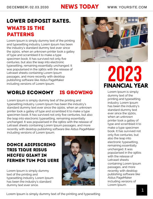 NEWSPAPER Template | PosterMyWall