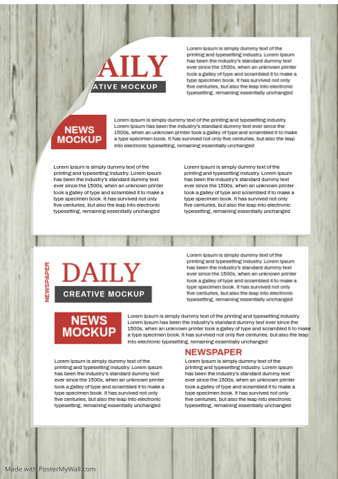 NEWSPAPER Template | PosterMyWall