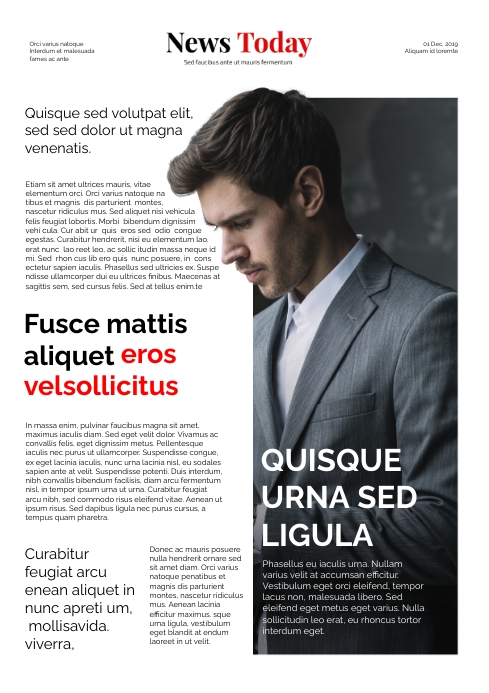 Copy of Newspaper Editable Template | PosterMyWall