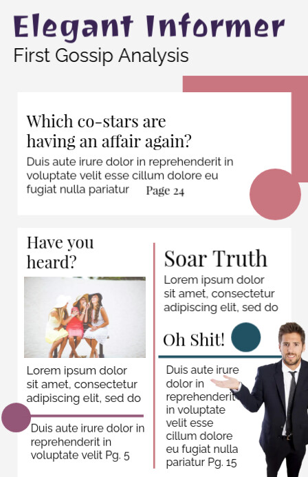 Newspaper/Newsletter Template | PosterMyWall