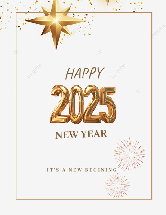 newy year flyer 2025 Template | PosterMyWall