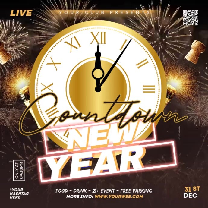 Newyear 2025 Countdown Instagram Template | PosterMyWall