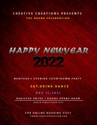 New Year Event Flyer Template | PosterMyWall