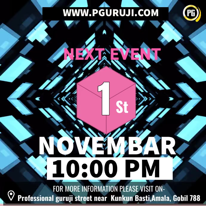 Plantilla de next event | PosterMyWall