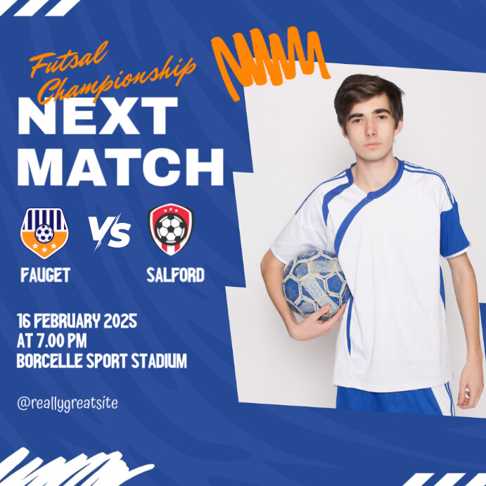 Next Match Template | PosterMyWall