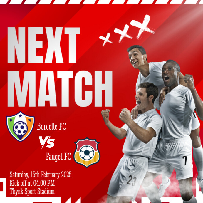 Copy of Next Match | PosterMyWall