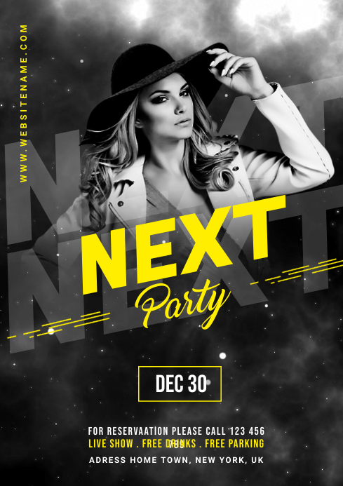 Copy of Next Party | PosterMyWall