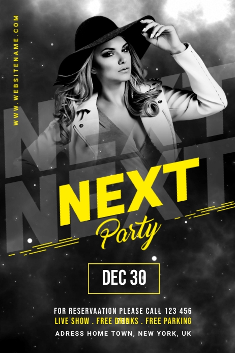 Next Party Poster Template | PosterMyWall