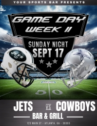 NFL 2023 WEEK 3 FLYER CHARGERS VS VIKINGS Template | PosterMyWall