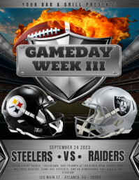 Nfl flyer Template | PosterMyWall