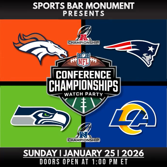 Plantilla de NFL Conference Championships Watch Party Instagram Post ...