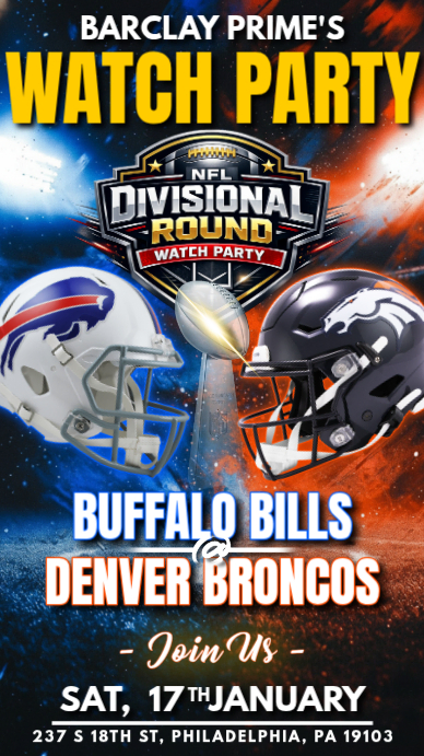 NFL Playoffs 2026: Buffalo Bills at Denver Broncos Watch Party Social ...