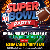 NFL Super Bowl Party 2026 NFL Final Watch Party Instagram Story ...