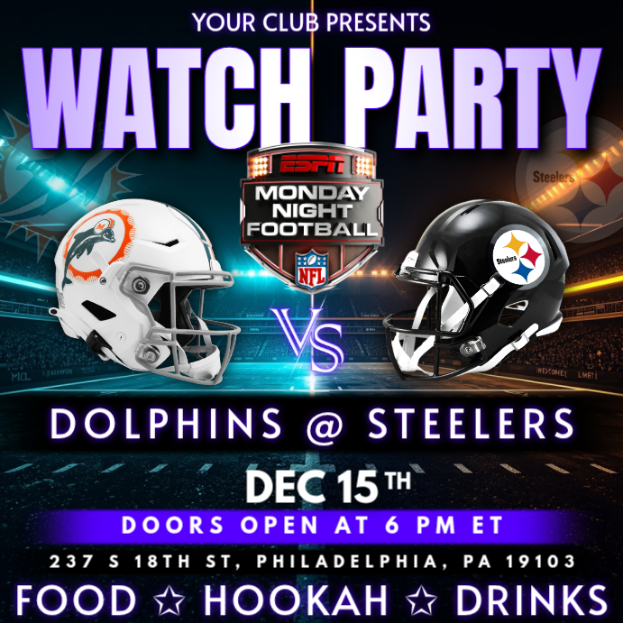 Plantilla de NFL Week 15: Miami Dolphins @ Pittsburgh Steelers Watch ...