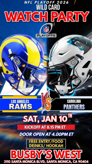 NFL Wild Card Weekend: Los Angeles Rams at Carolina Panthers Watch ...