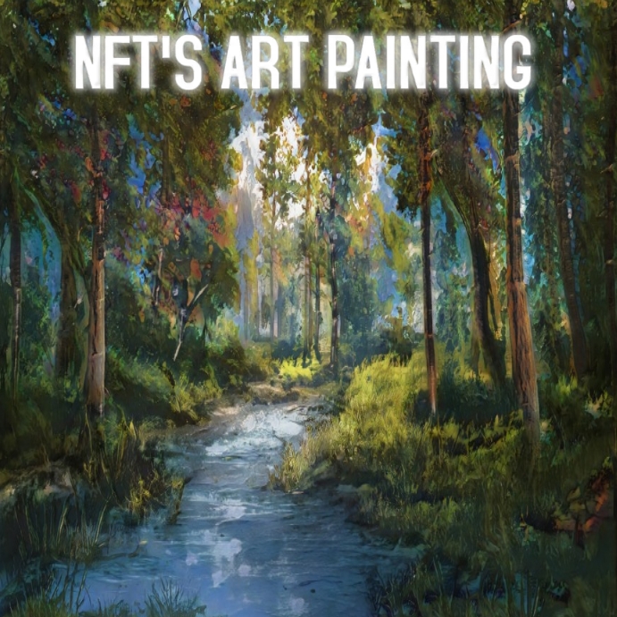 Nft art painting Instagram post template | PosterMyWall