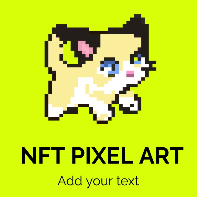 Nft cat design Template | PosterMyWall