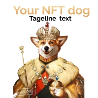 NFT dog logo Template | PosterMyWall