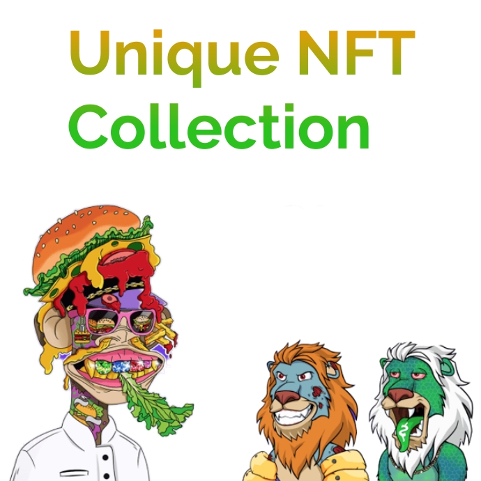 Copy of NFT lion illustration | PosterMyWall