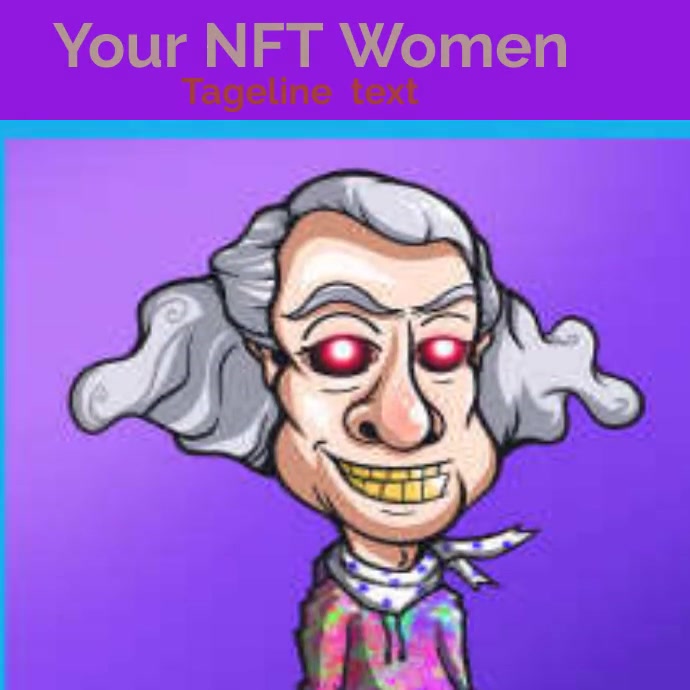 NFT women Template | PosterMyWall