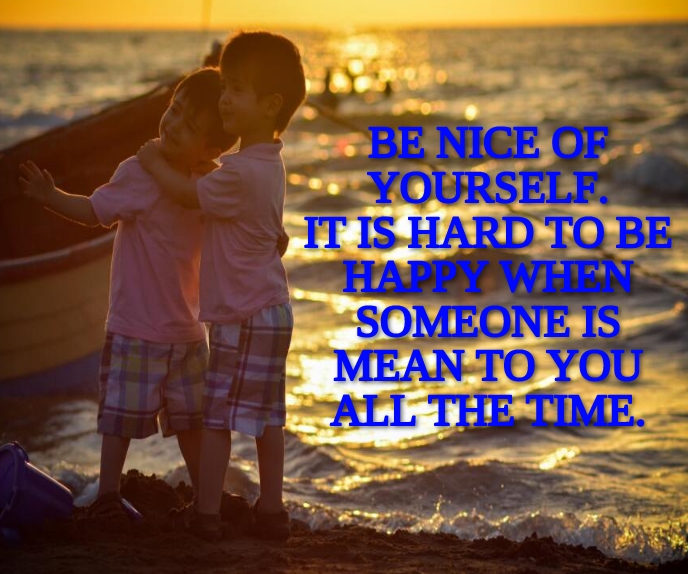 NICE AND HAPPY QUOTE TEMPLATE | PosterMyWall