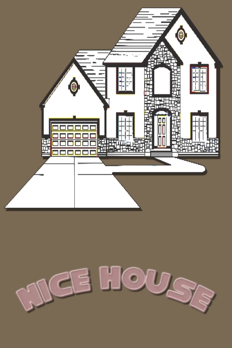 nice house Template | PosterMyWall