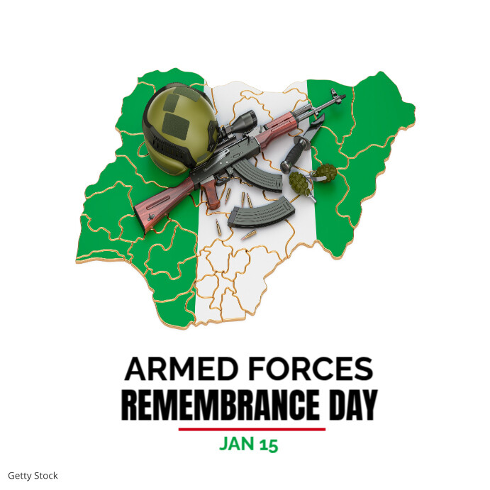 NIGERIA ARMED FORCES REMEMBRANCE DAY Template | PosterMyWall