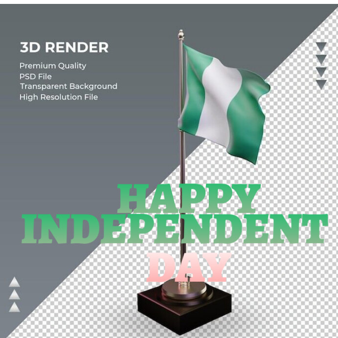 Nigeria flag Template | PosterMyWall