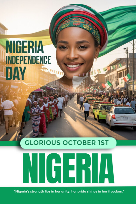 Nigeria Independence day Template | PosterMyWall