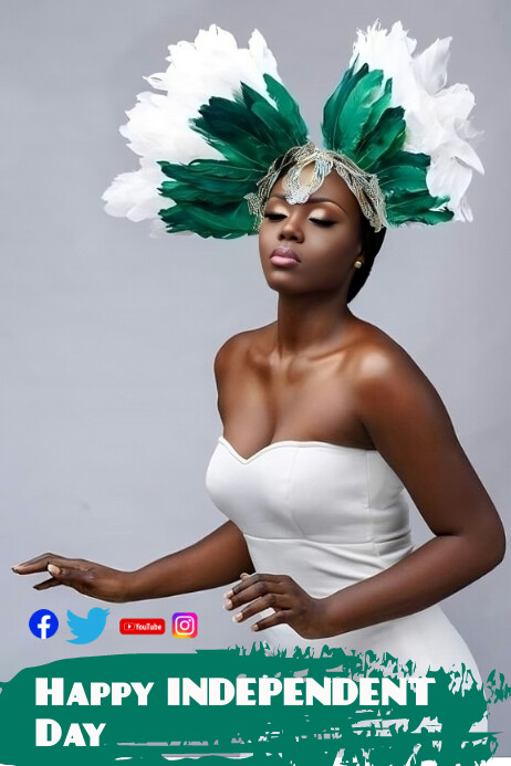 Modèle Nigeria independent day | PosterMyWall