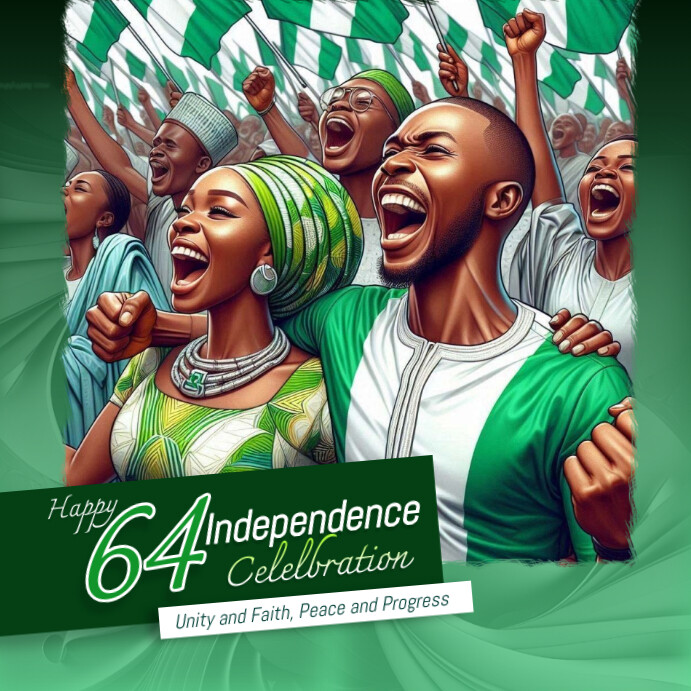 Nigerian independence Template | PosterMyWall
