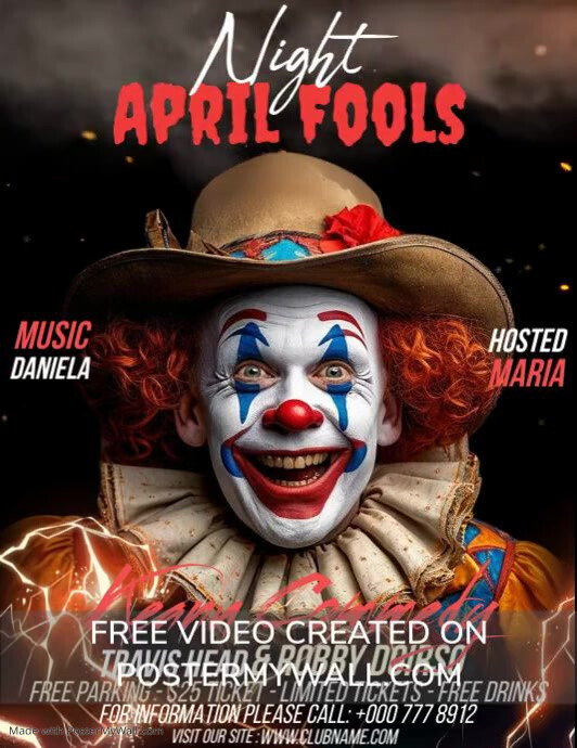 Night April Fools Template | PosterMyWall