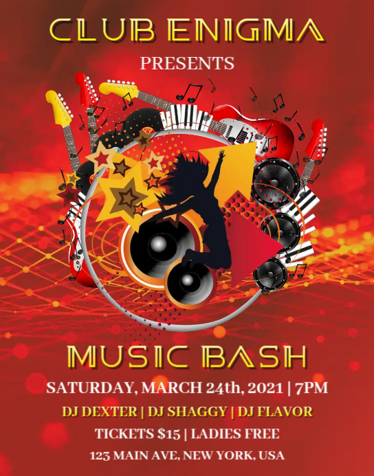 Night Club Event Template | PosterMyWall