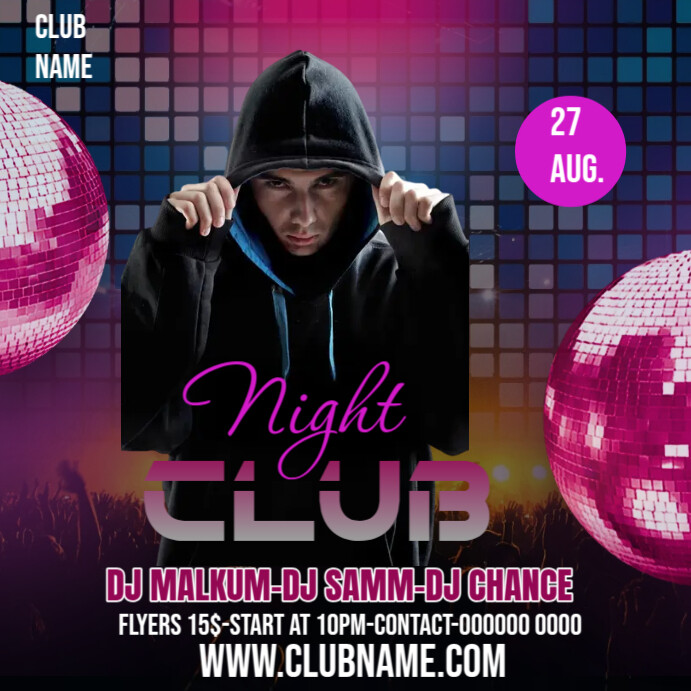 Night Club Ads Template | PosterMyWall
