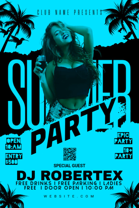 Night Club Banner Template | PosterMyWall