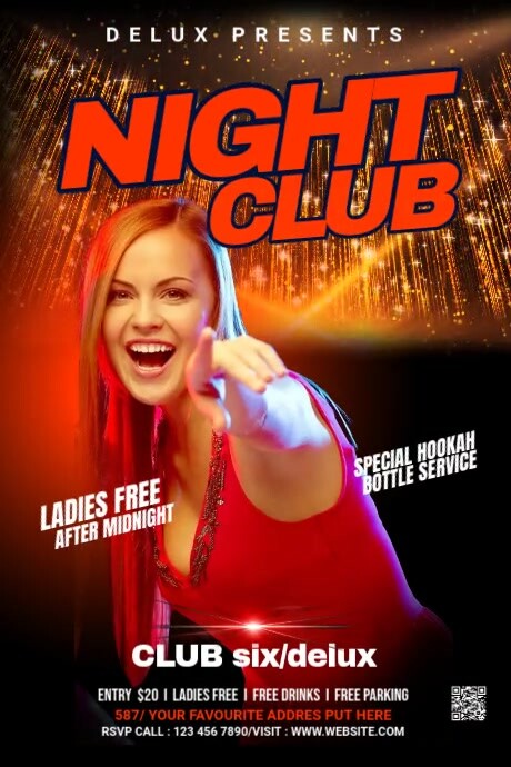 Modèle Night Club Banner | PosterMyWall