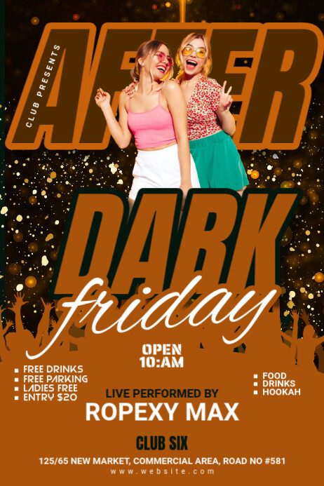 Night Club Banner Template | PosterMyWall