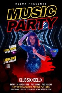 Night Club Banner Template | PosterMyWall