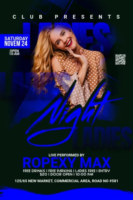 Night Club Banner Template | PosterMyWall