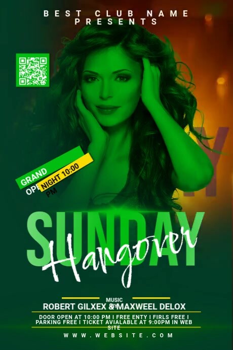 Night Club Banner Template | PosterMyWall