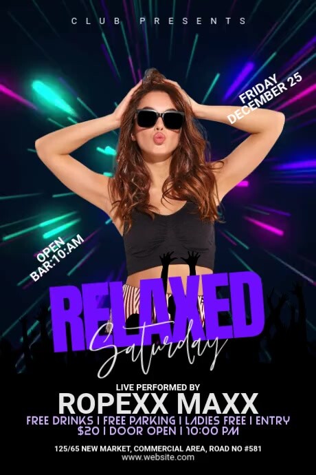 Night Club Banner Template | PosterMyWall