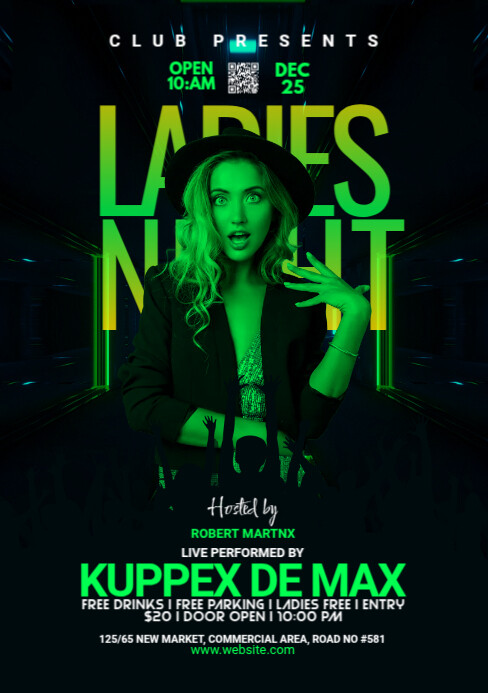 Night Club Banner Template | PosterMyWall