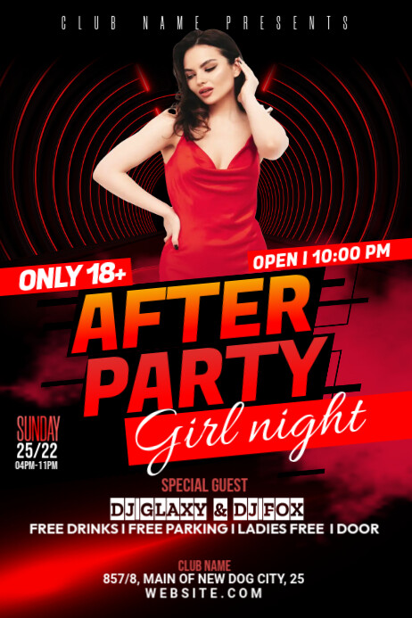 Night Club Banner Template | PosterMyWall