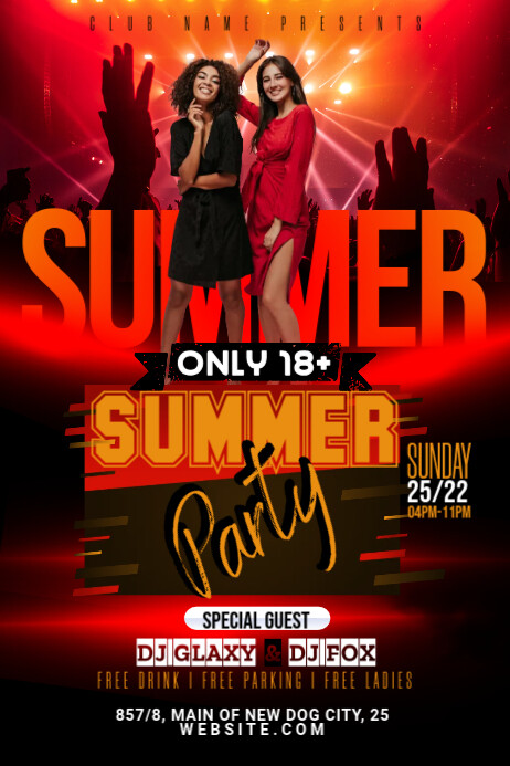 Night Club Banner Template | PosterMyWall