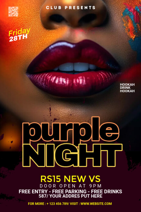 Night Club Banner Template | PosterMyWall