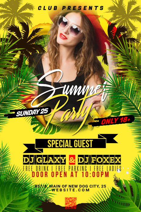 Night Club Banner Template | PosterMyWall