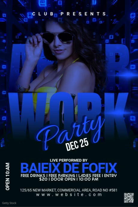 Night Club Banner Template | PosterMyWall